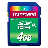 ITsvet | Transcend SDHC 4GB Class 4 TS4GSDHC4 Flash/Mem kartice